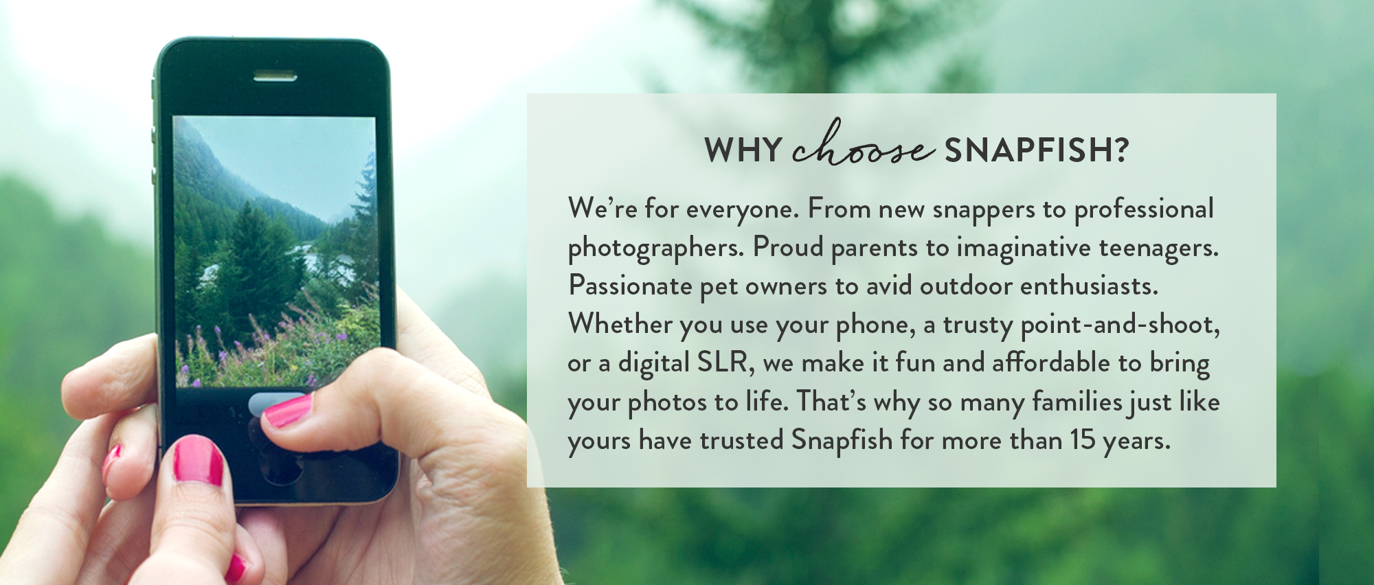 About Us | Create Custom Cards + Photo Gifts & Prints | Snapfish US