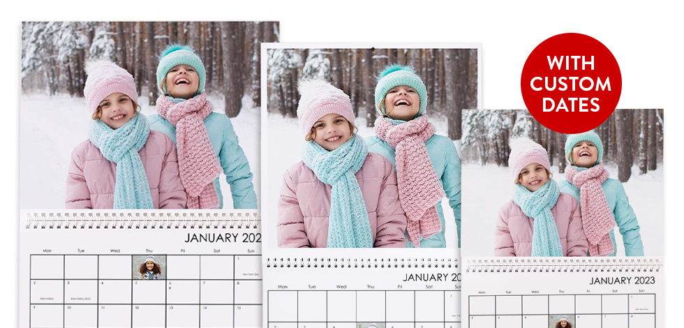 Personalised Calendars | Photo Calendars 2023 | Snapfish UK